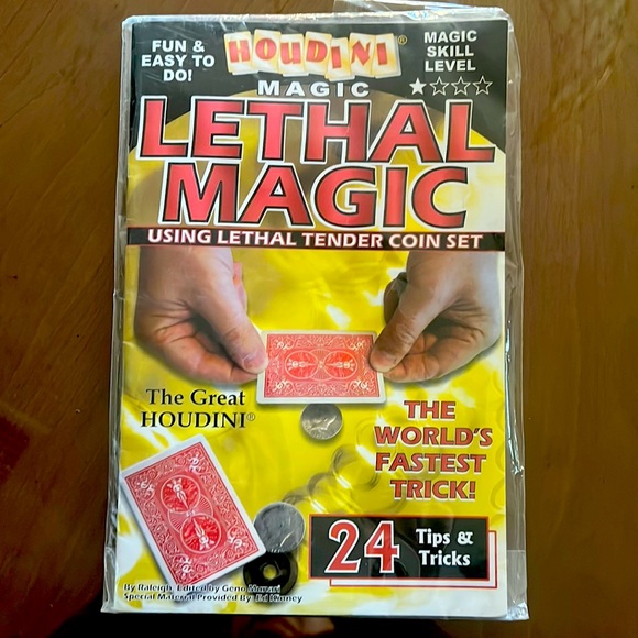 Houdini Magic | Toys | Houdini Magic Lethal Magic With Lethal Tender Coin Set | Poshmark